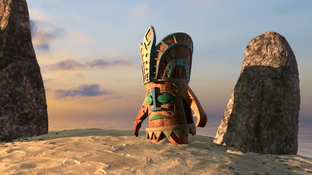 Disney's Moana Early Tiki Character Animation Tests | LMB Archive